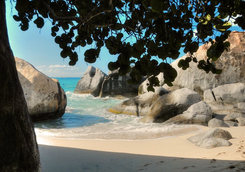 Baths Beach area